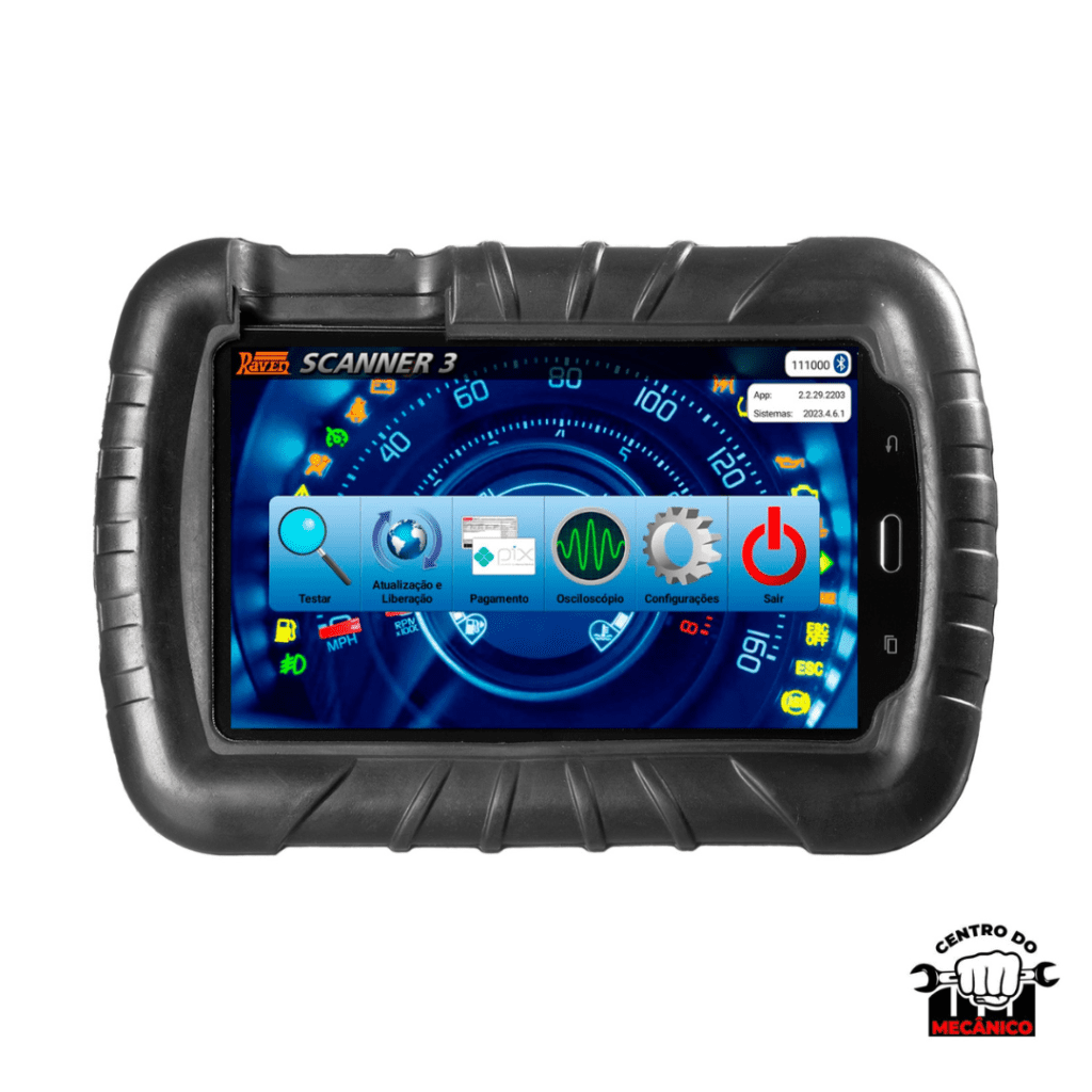 Scanner Automotivo 3 Pro Com Tablet + Scope – Raven – Centro do Mecânico